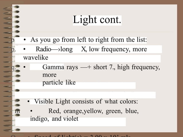science chapter 16 Fundamentals of Light.pptx