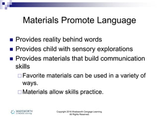 Chapter 16 Developing a Literacy Environment | PPT