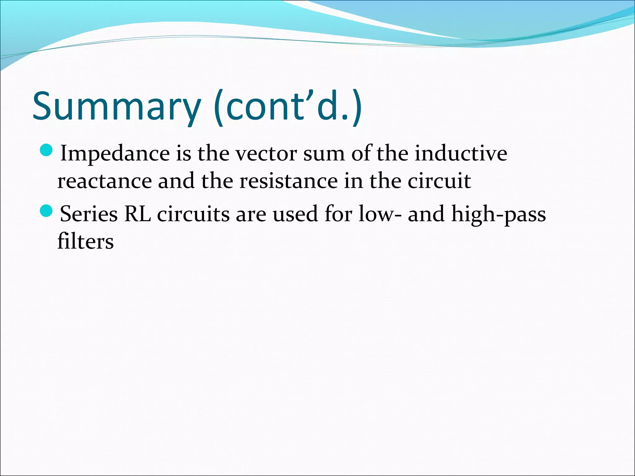 inductive ac circuits | PPT