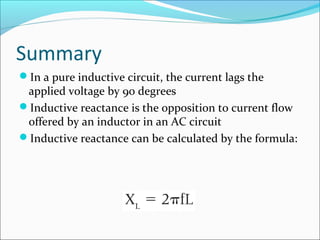 inductive ac circuits | PPT