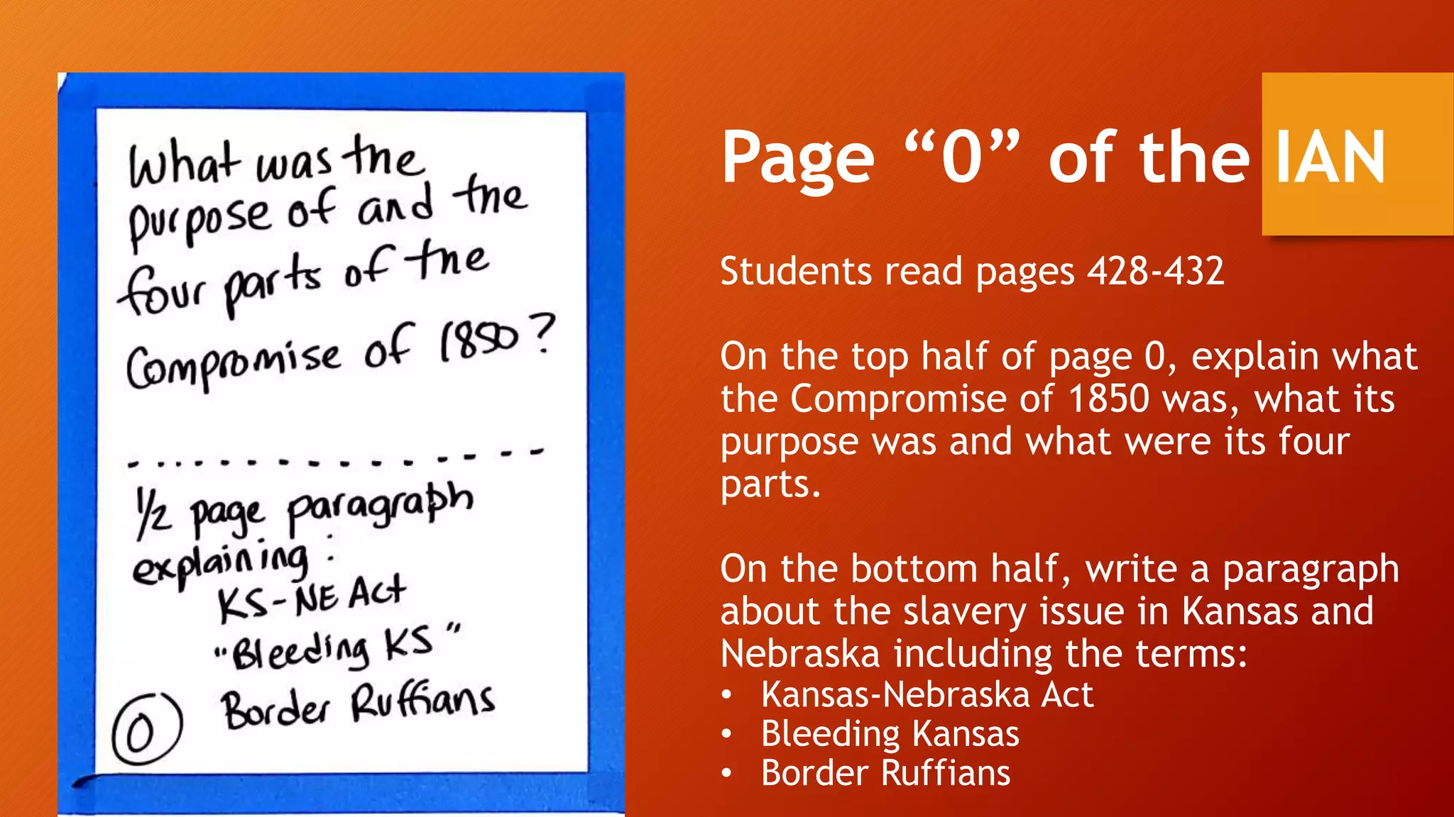 Chapter 16, lesson 1 the road to civil war | PPTX
