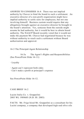 CHAPTER 16MANAGEMENT OF EMPLOYEE CONDUCT AGENCYLEC.docx