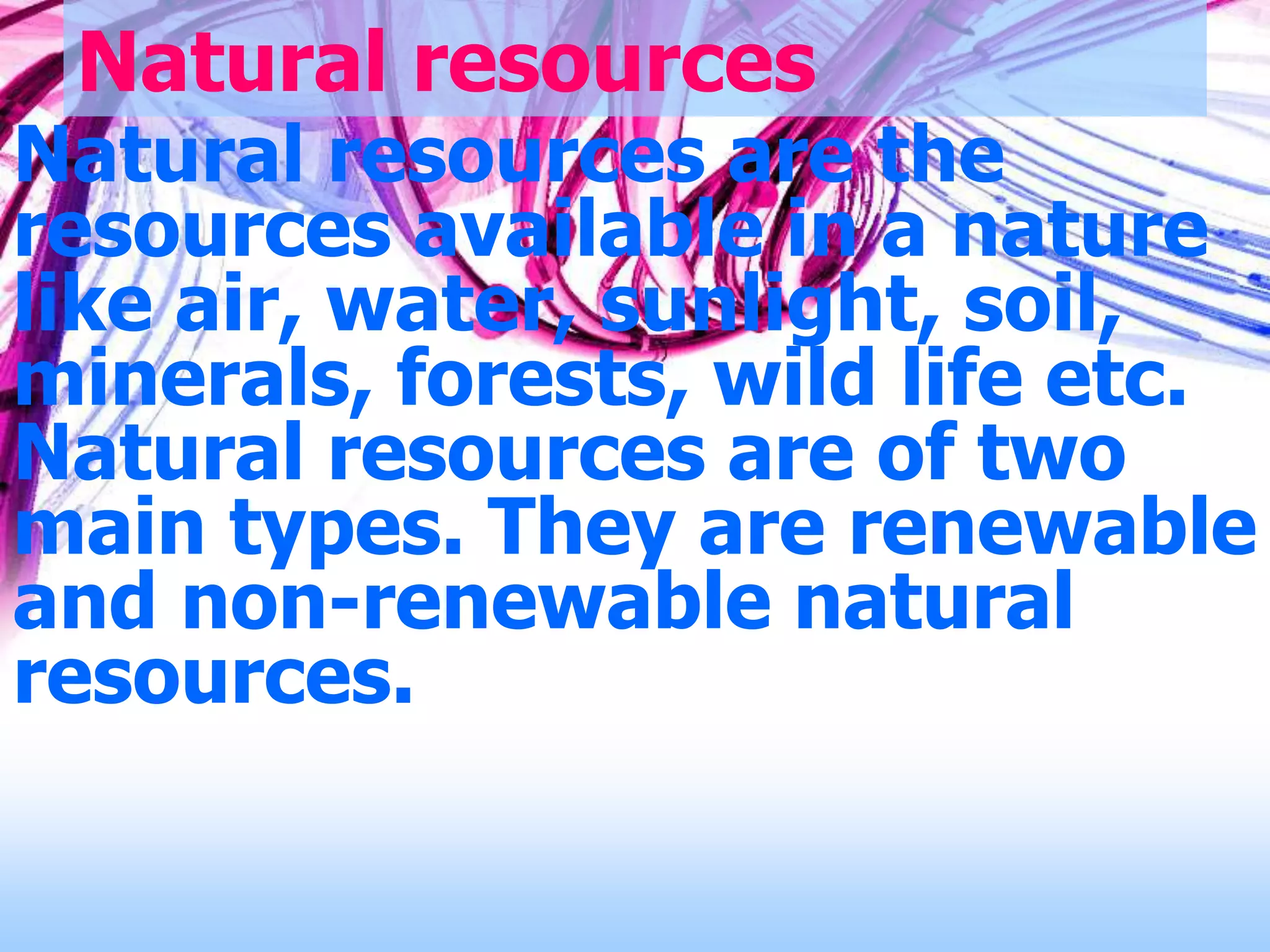 Chapter 16 management of natural resources | PPTX