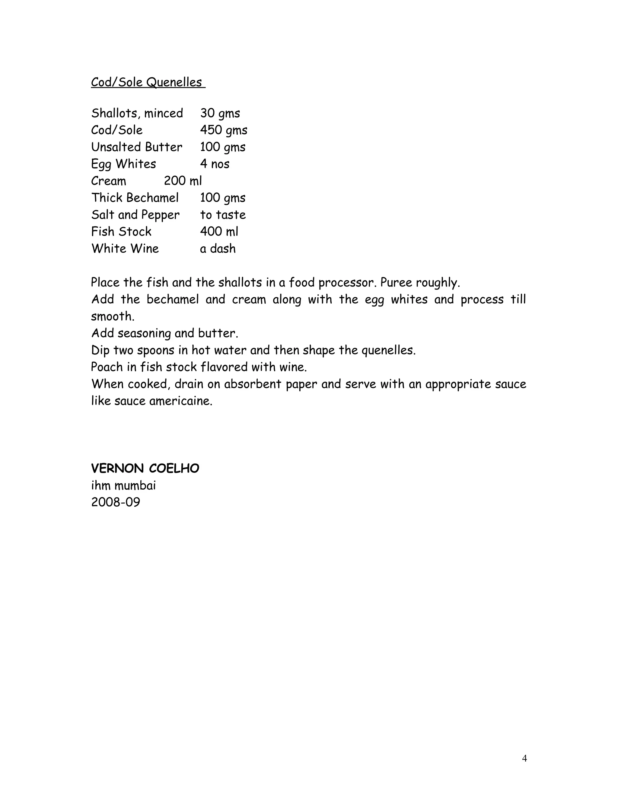 Chapter 16 mousse and mousseline | DOC