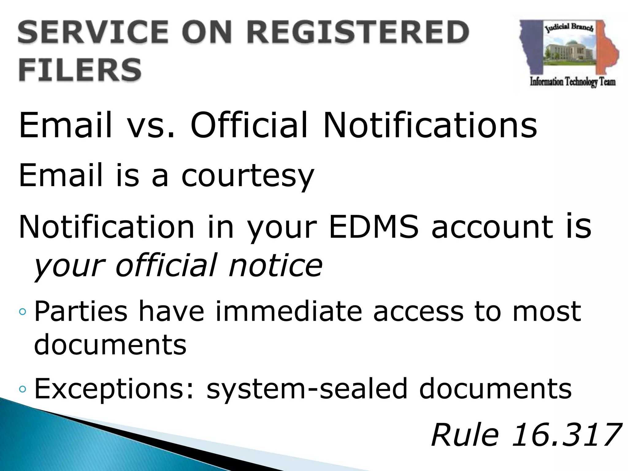 Iowa Court's Chapter 16 Rules Presentation | PPTX | Legal Services Industry | Industries