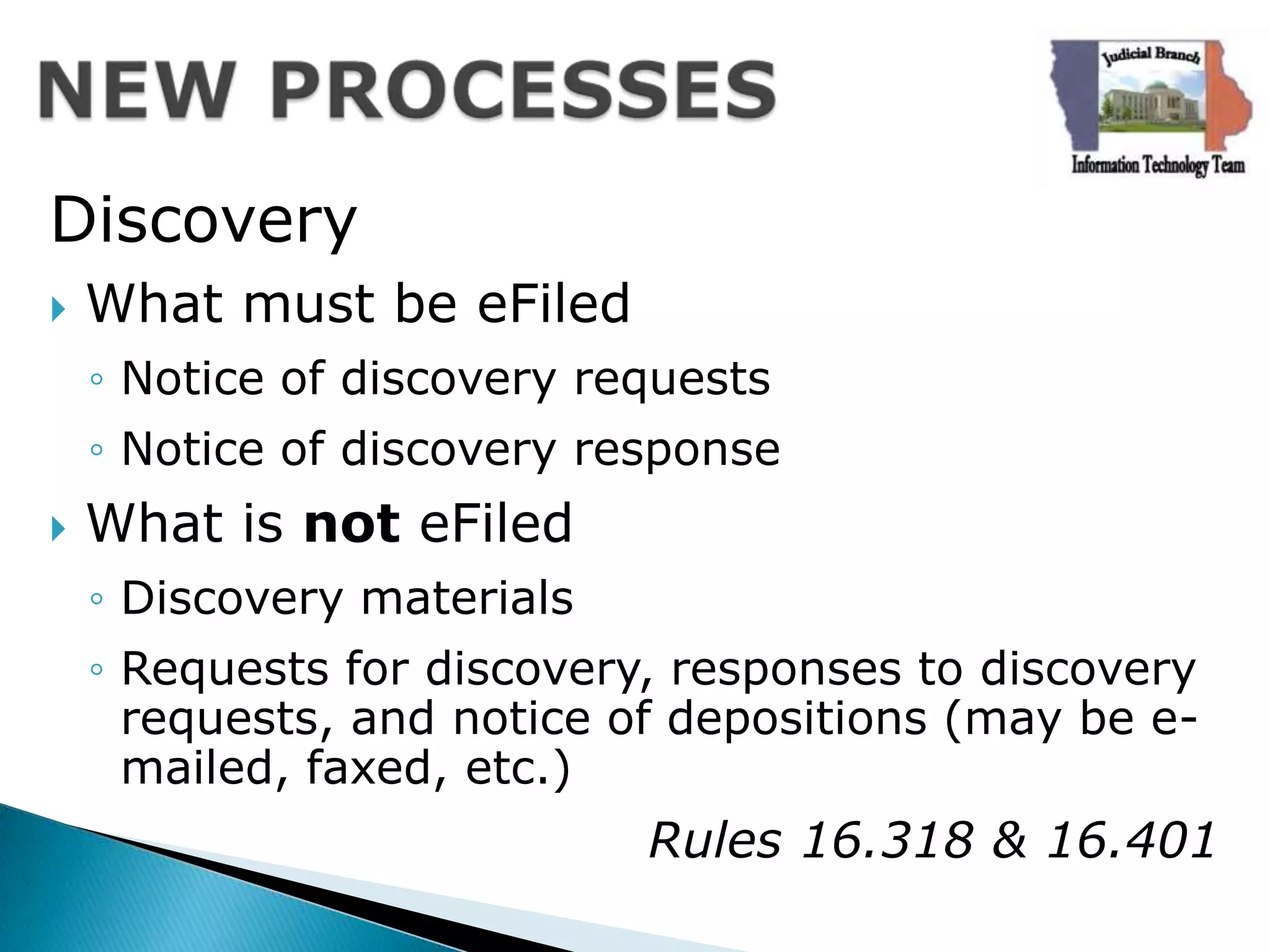 Iowa Court's Chapter 16 Rules Presentation | PPTX