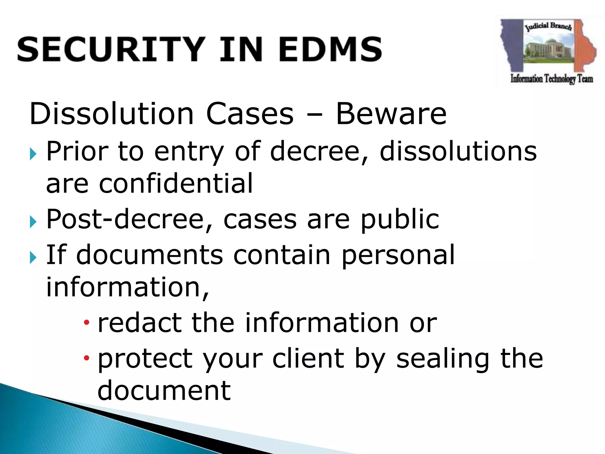 Iowa Court's Chapter 16 Rules Presentation | PPTX