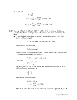 Chapter 16 solutions | PDF