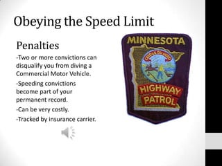 Chapter 16 speed management | PPTX