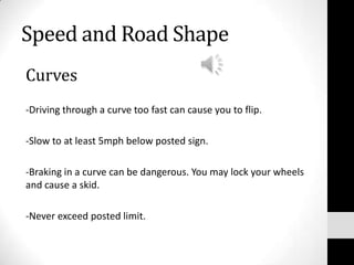 Chapter 16 speed management | PPTX