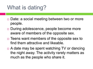 Chapter 16 the dating game | PPTX