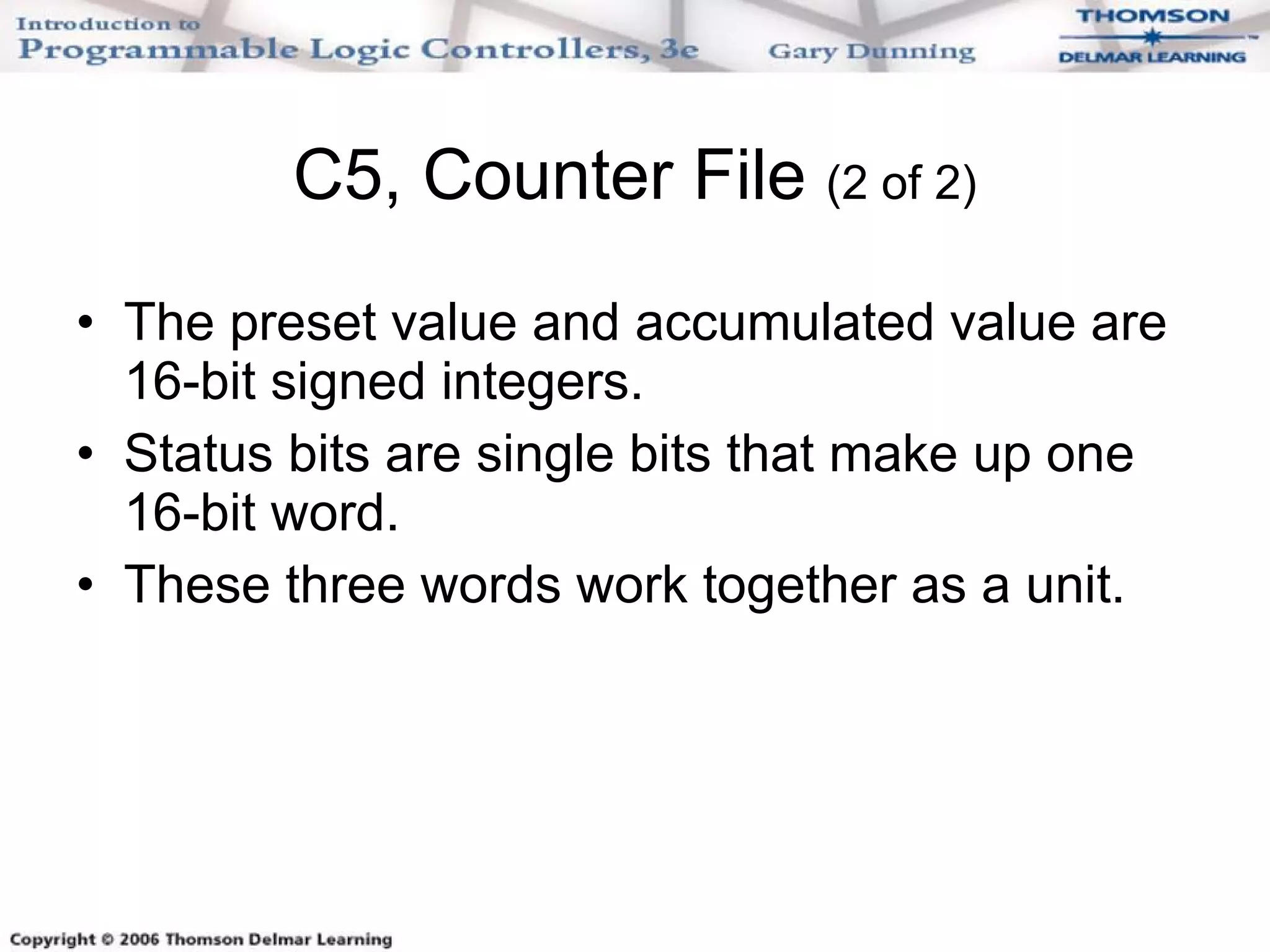 Chapter 16 timers and counters | PPT
