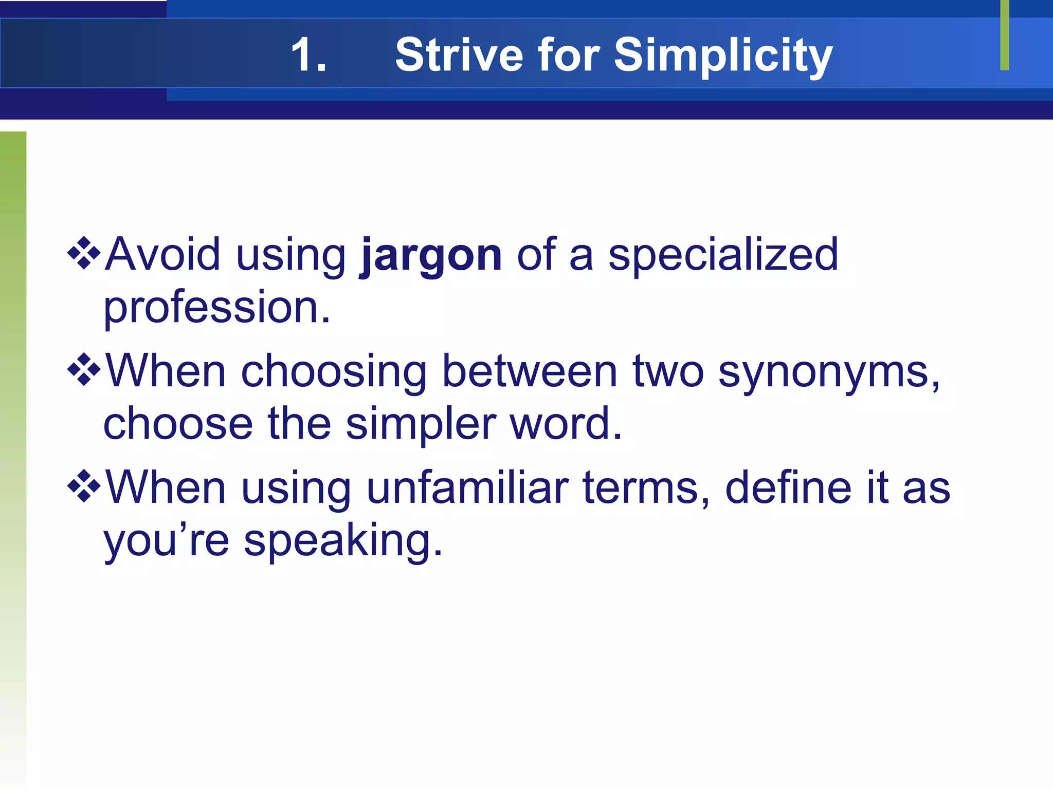 Chapter 16 using language to stlye the speech[1] | PPT