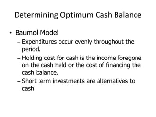 Chapter 16 Working Capital | PPTX