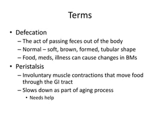 Chapter 17: Bowel Elimination | PPTX