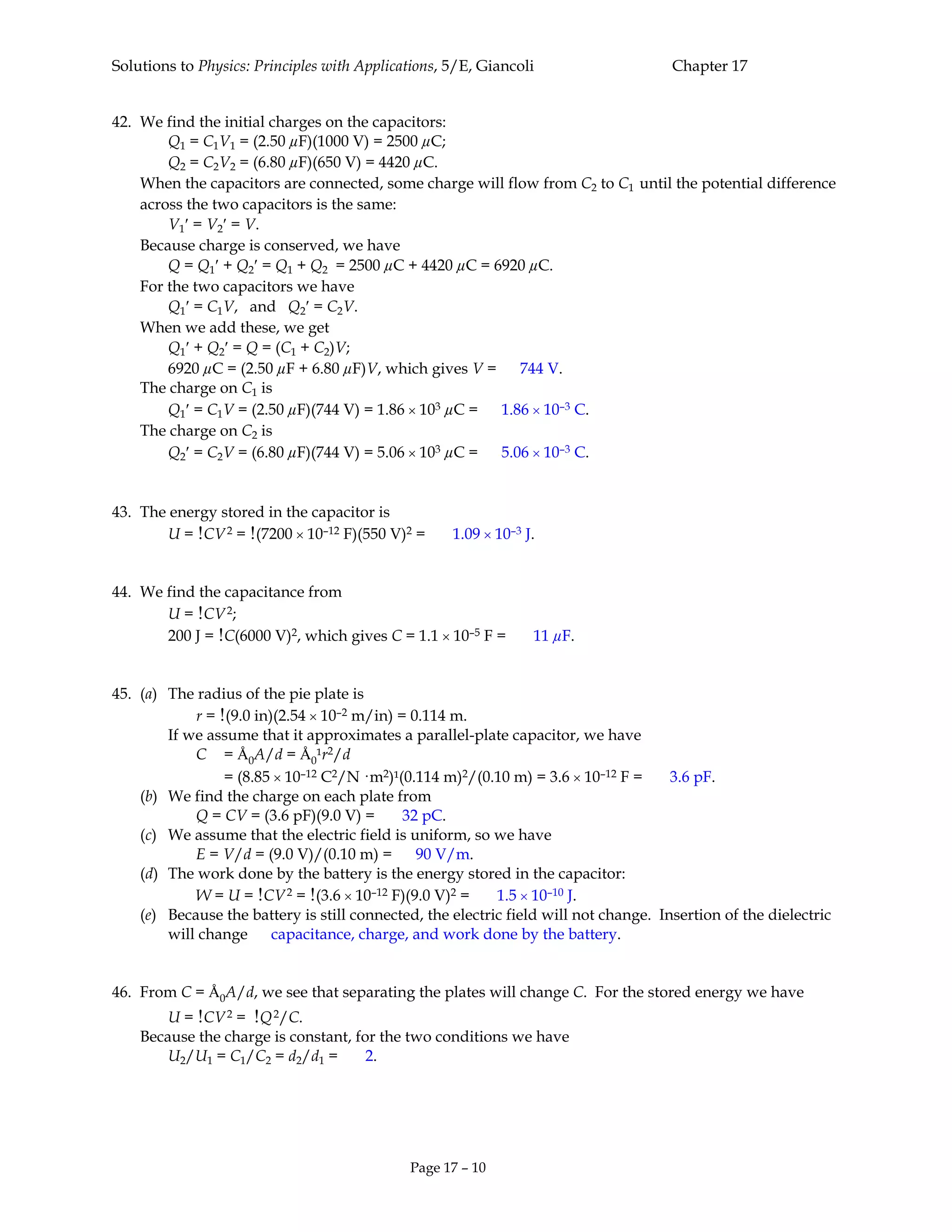 Chapter17 giancoli edisi 5 jawaban fisika | PDF