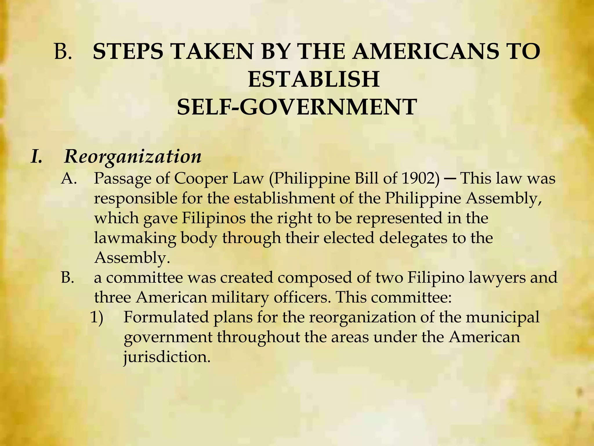 Chapter 17: Training for Self-Government | PPSX
