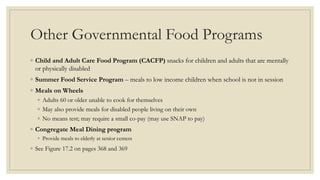 Chapter 17. food policies | PPT