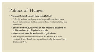 Chapter 17. food policies | PPTX