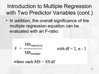 chapter17 introduction to regression .ppt