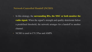 "Handoff Detection and Handover Techniques in Cellular Systems ...