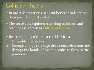 Chapter 17.3 : The Reaction Process | PPTX