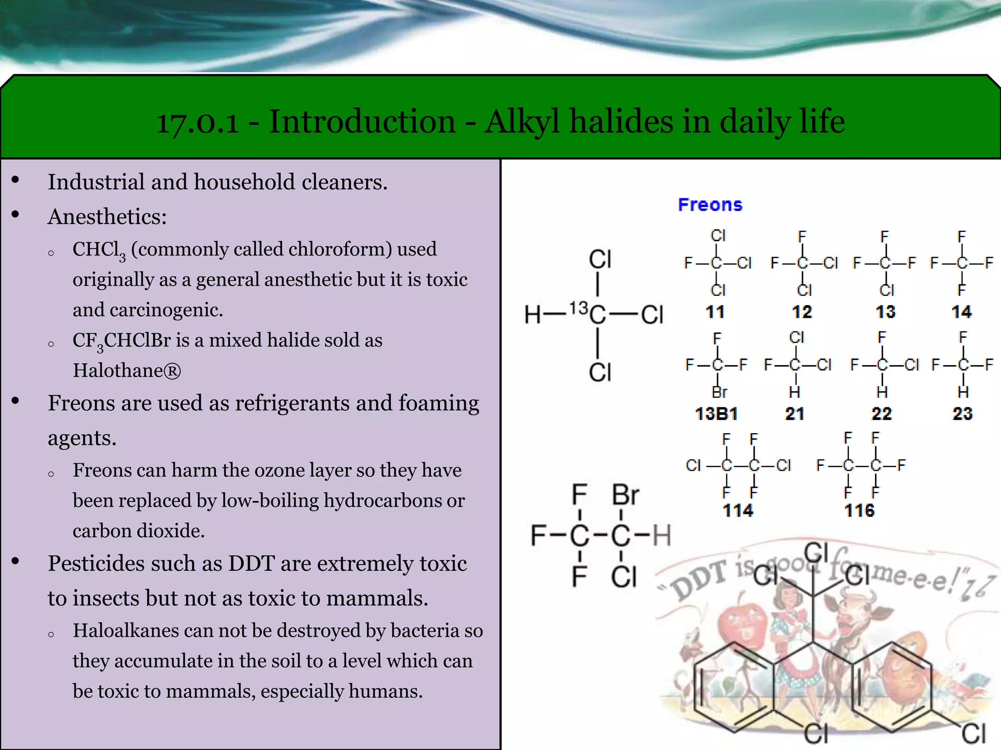 Chapter 17 alkyl halides and amines | PPTX | Chemistry | Science