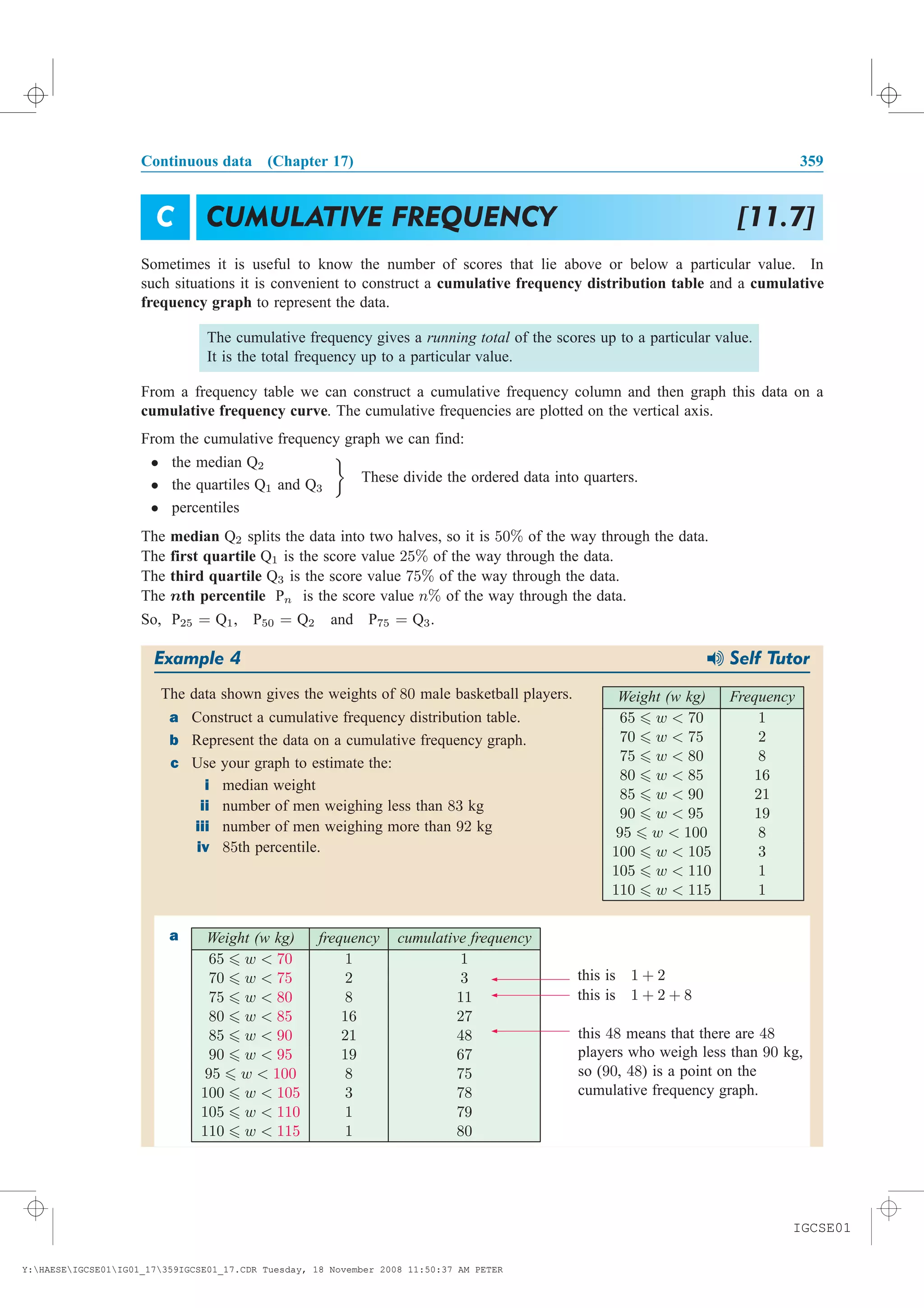 Chapter 17 - Continuous Data | PDF