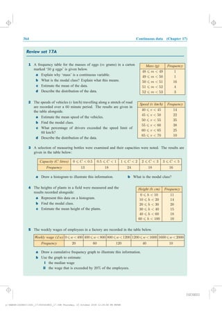 Chapter 17 - Continuous Data | PDF