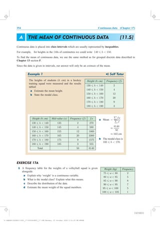 Chapter 17 - Continuous Data | PDF