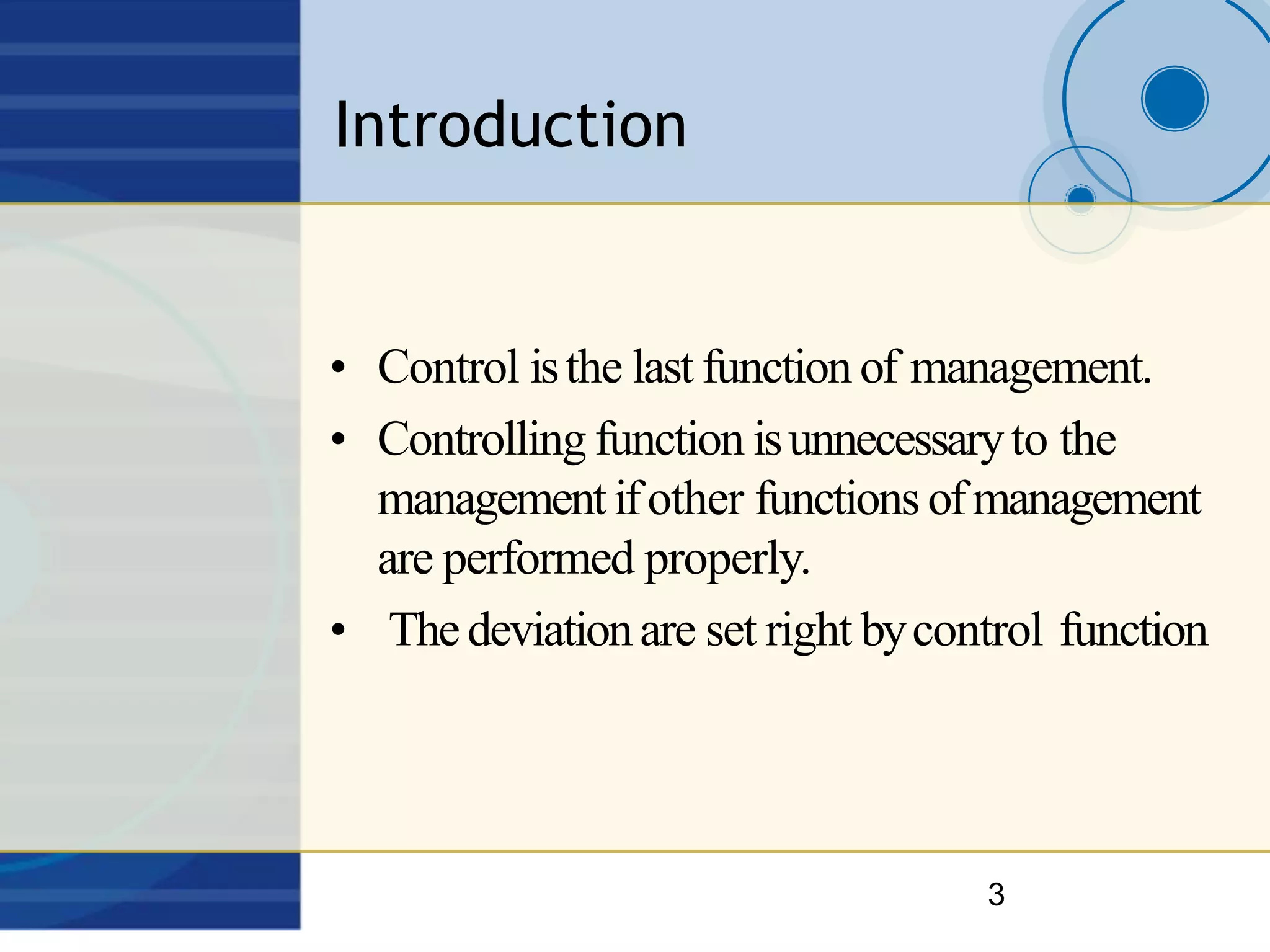 Controlling in Management - Definition,Scope,Steps,Techniques | PPTX