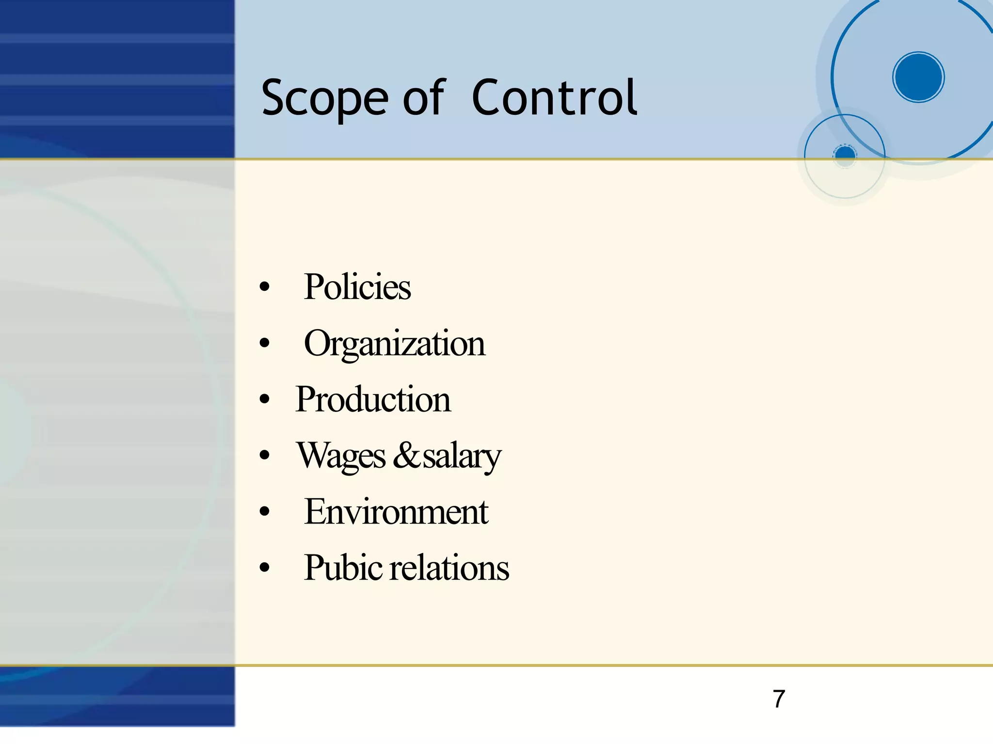 Controlling in Management - Definition,Scope,Steps,Techniques | PPTX
