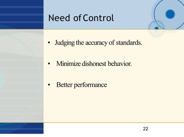Controlling in Management - Definition,Scope,Steps,Techniques | PPTX