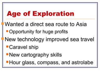 Chapter 17 early explorations | PPT