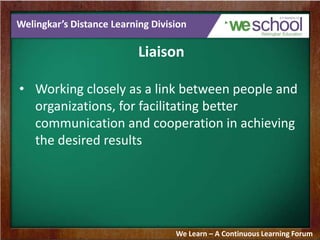 Liason and Public Relations | PPTX