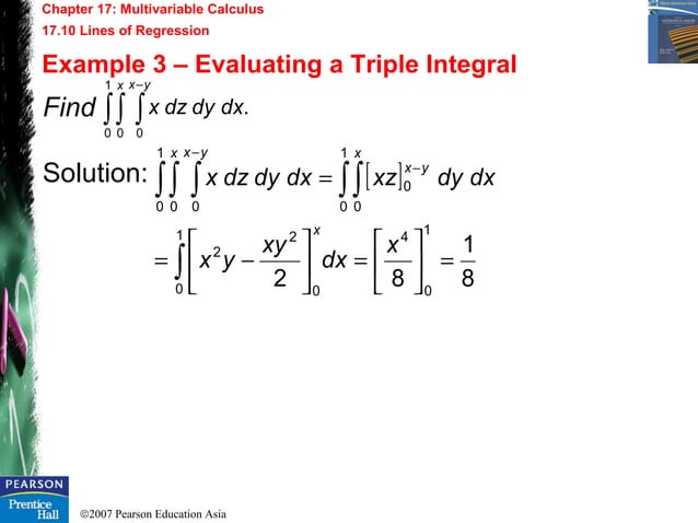Chapter 17 - Multivariable Calculus | PPT