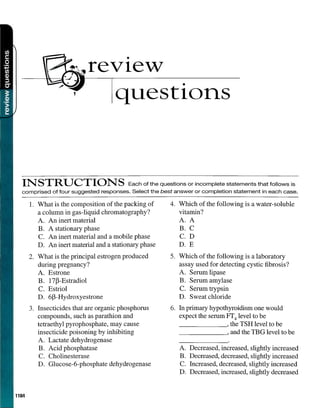 Chapter 17 self-assessment test | PDF | Endocrine and Metabolic ...