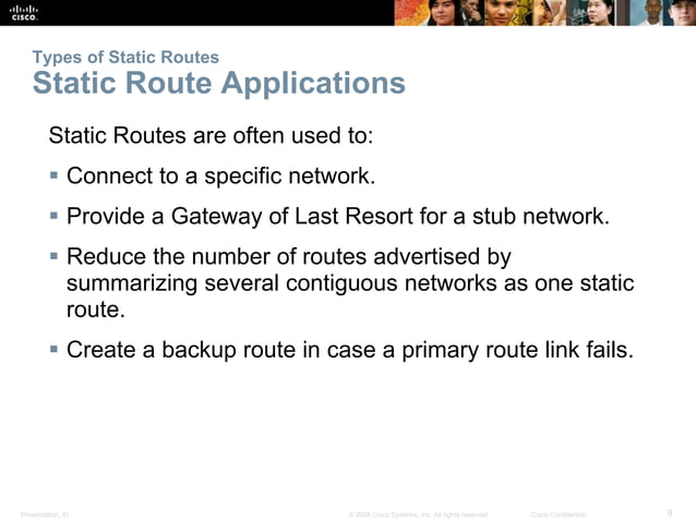 Chapter 17 : static routing | PPTX