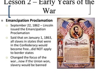 Chapter 17 the civil war | PPT