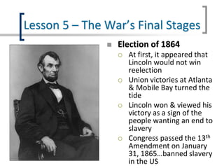 Chapter 17 the civil war | PPTX