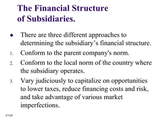 Cost of capital, international financial management | PPT
