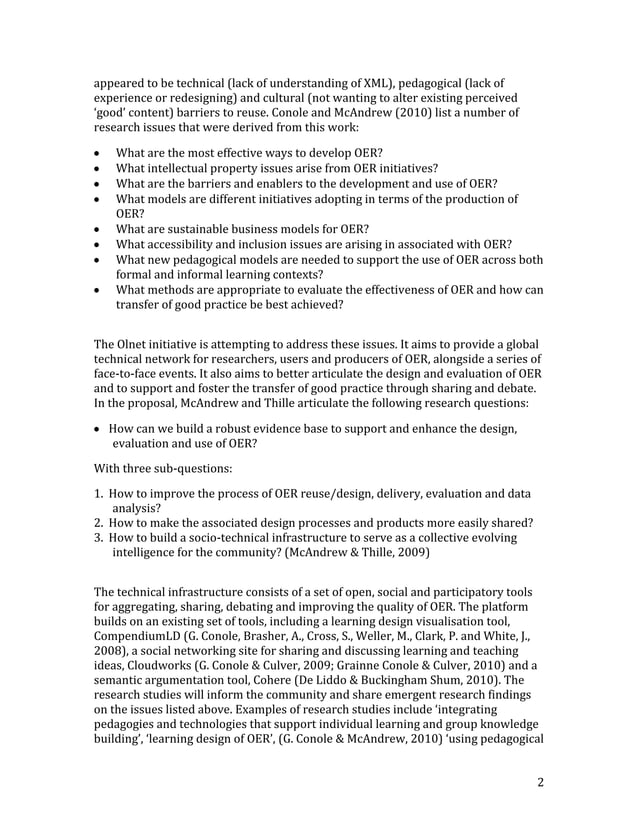 Chapter 17 – case study realising the vision of oer | PDF