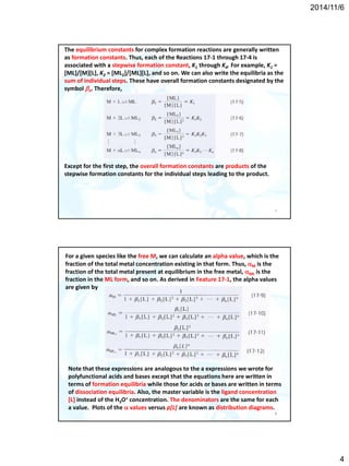 Chapter 17 complexation and precipitation reactions and titrations | PDF