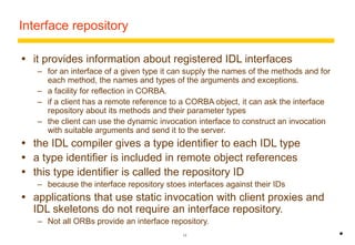 Chapter 17 corba | PPT
