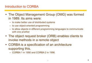Chapter 17 corba | PPT