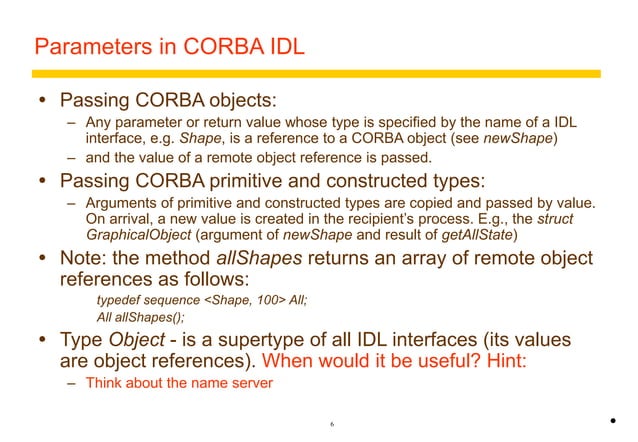 Chapter 17 corba | PPT
