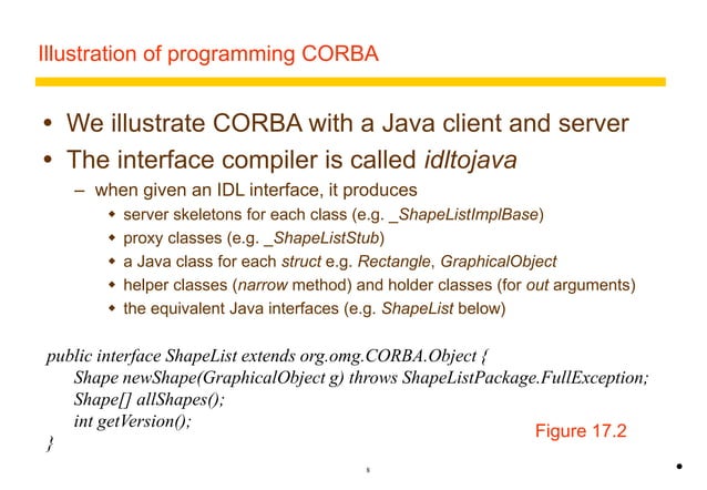 Chapter 17 corba | PPT