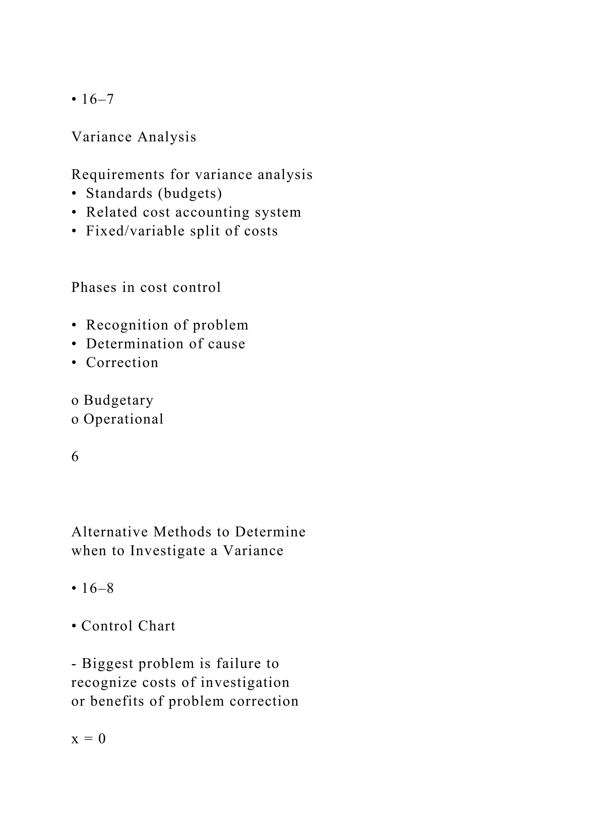 Chapter 17 Cost Variance Analysis • 16–3 L.docx