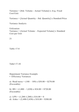 Chapter 17 Cost Variance Analysis • 16–3 L.docx | Business Accounting ...