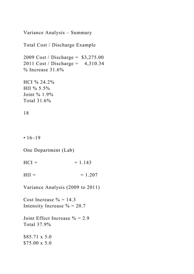 Chapter 17 Cost Variance Analysis • 16–3 L.docx